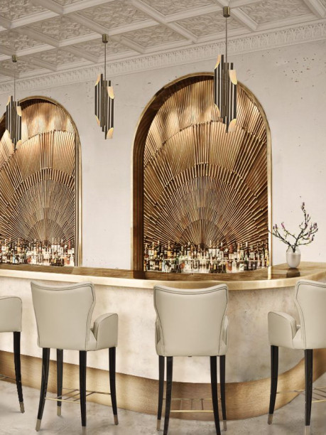Peach Fuzz Bar Design - Home's Society