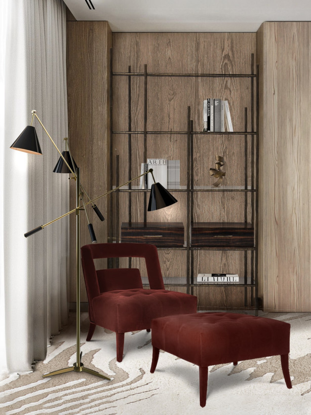Modern Reading Space With Colorful Accents - Home's Society