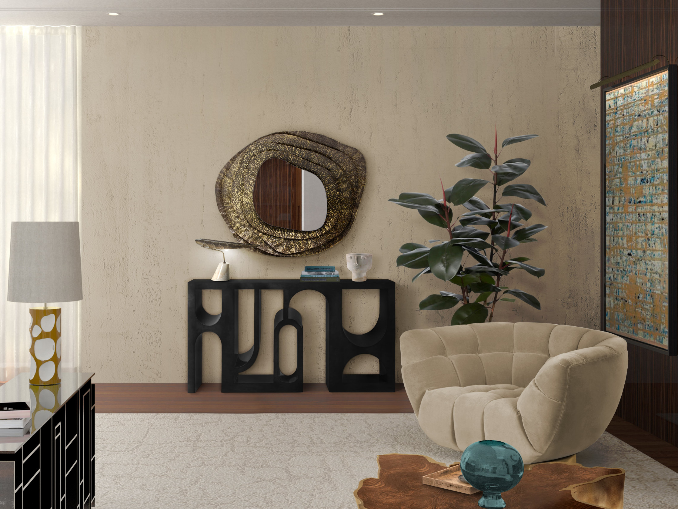 Outstanding Contemporary Living Room Design With Unique Personality ...