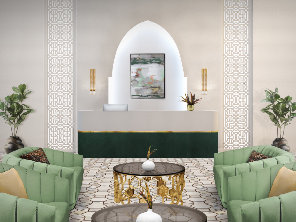 Luxury Hotel Design Contract With Subtle Green Tones - Home's Society