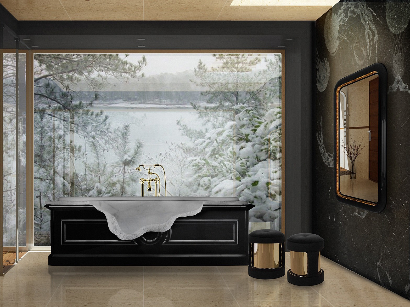 A Modern Bathroom Design Marvel - Home's Society