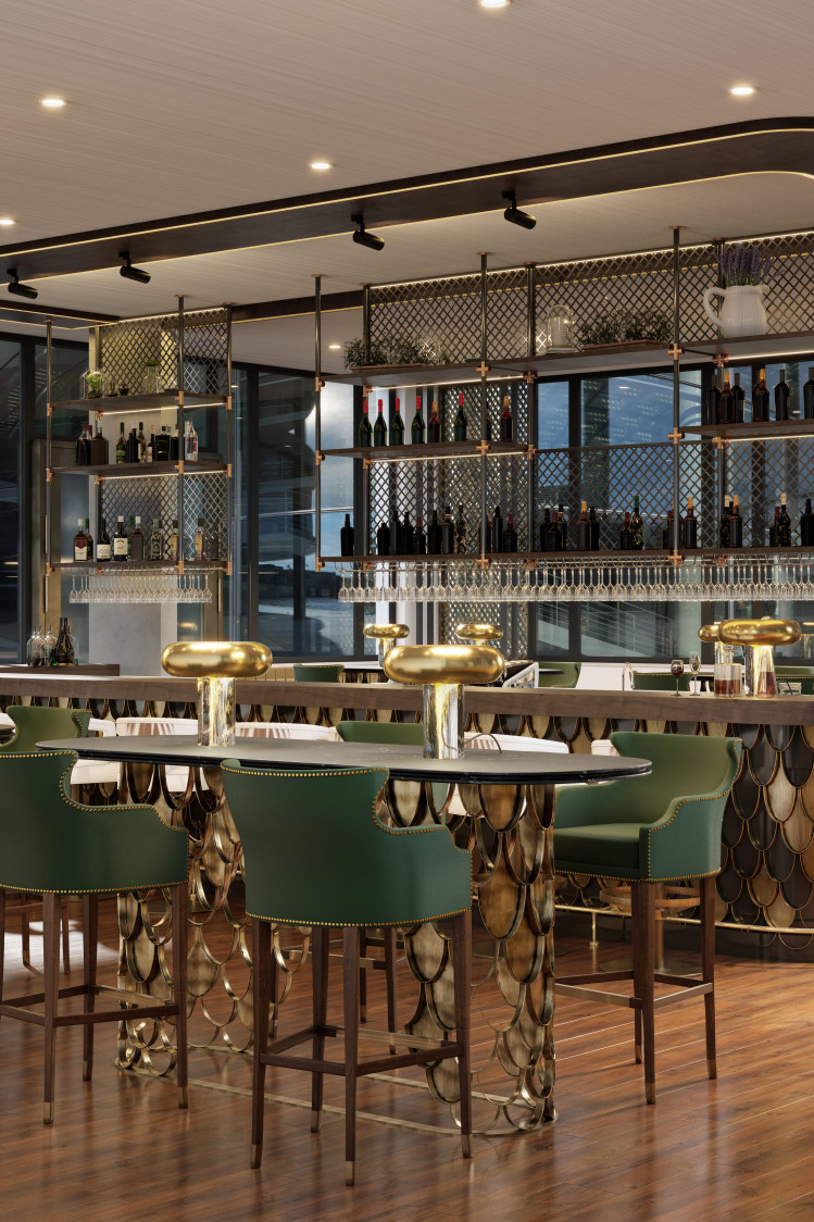 Modern Restaurant Bar Design - Home's Society